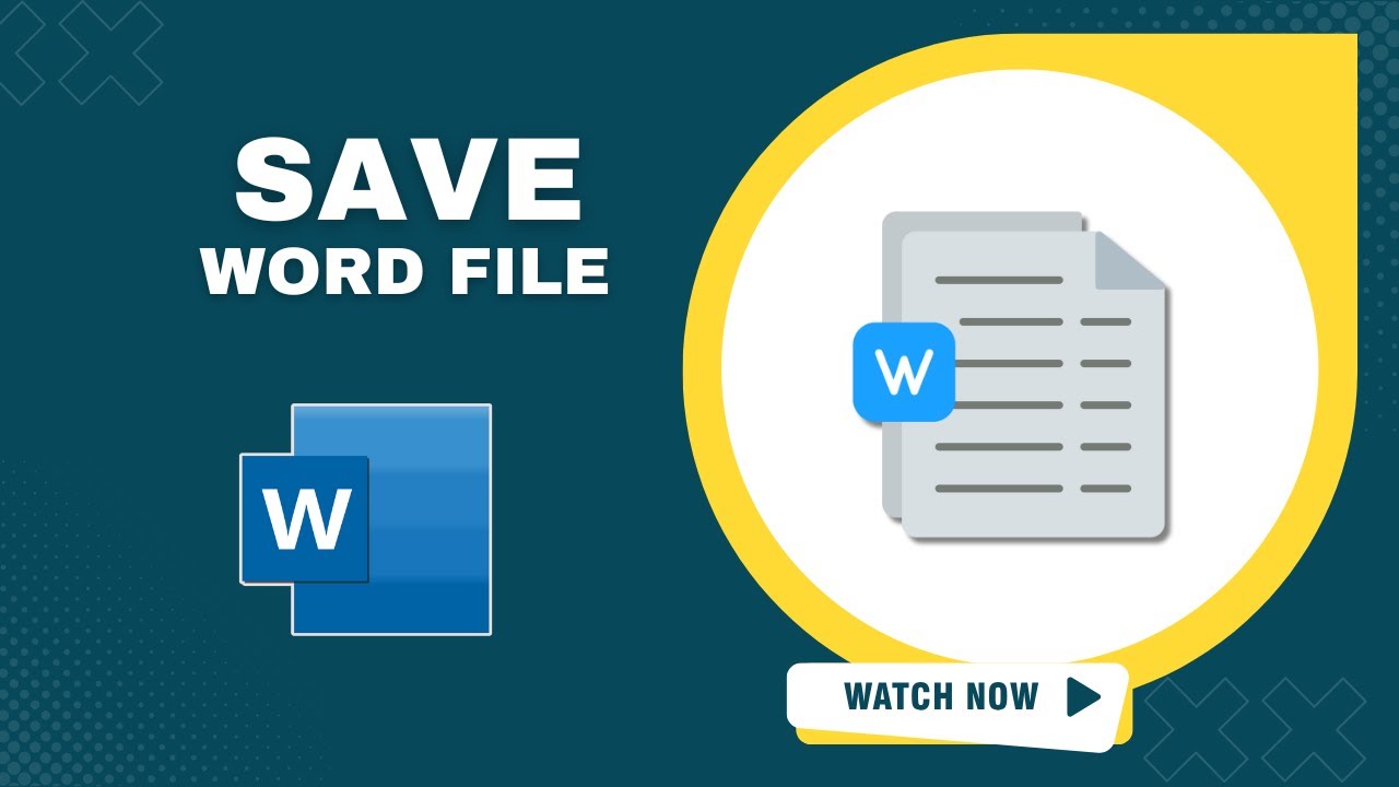 How to Save Word File in Microsoft Word Document - YouTube