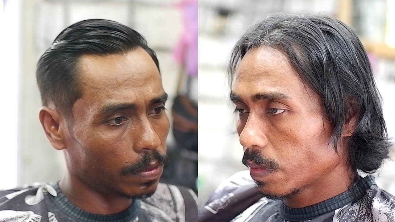 PANGKAS SAMPING TIDAK TIPIS PALING MUDAH UNTUK PEMULA - YouTube