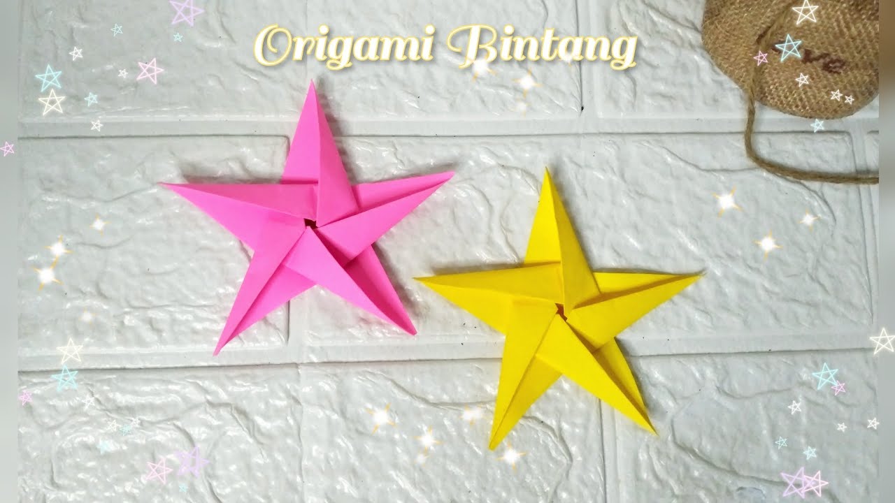 DIY Origami Bintang Mudah dan Simple || Hiasan Ramadhan - YouTube