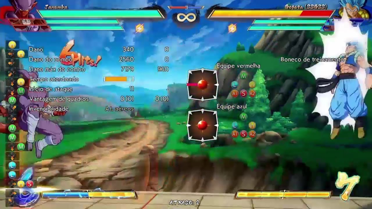 como fazer combo do janemba com hellgate Ex ,midscreen,dbfz tutorial ...