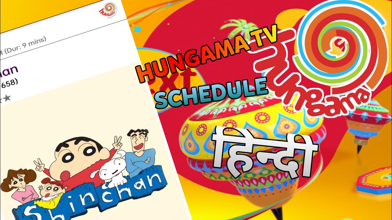 Hungama Tv Schedule In Hindi - YouTube