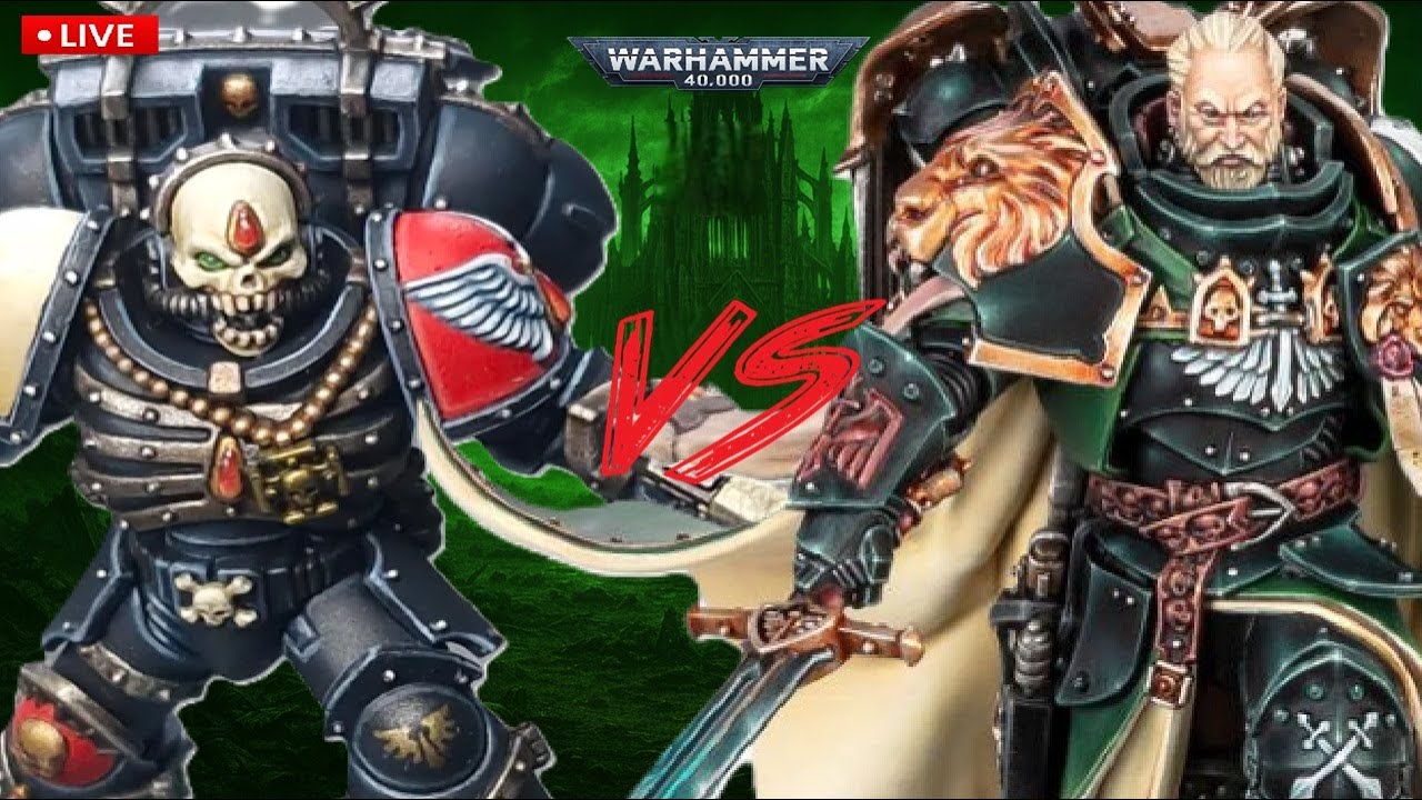 🩸Blood Angels vs Bastion Task Force 🗡Dark Angels! Warhammer 40k ...