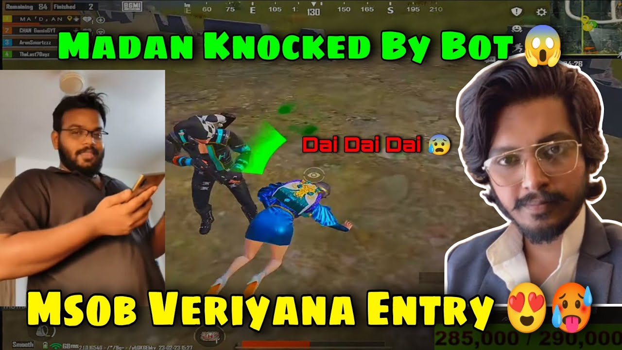 MADAN KNOCKED BY BOT😱 | MSOB VERIYANA ENTRY 😍🥵 - YouTube