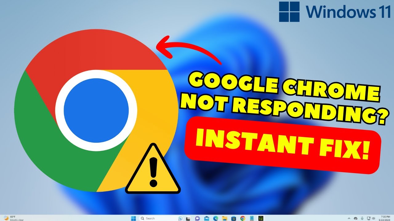 How To Fix Google Chrome Not Responding Windows 11 - YouTube