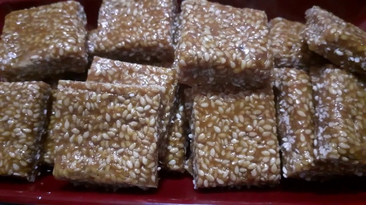 Sesame Burfi Ellu Mittai Til Burfi - YouTube