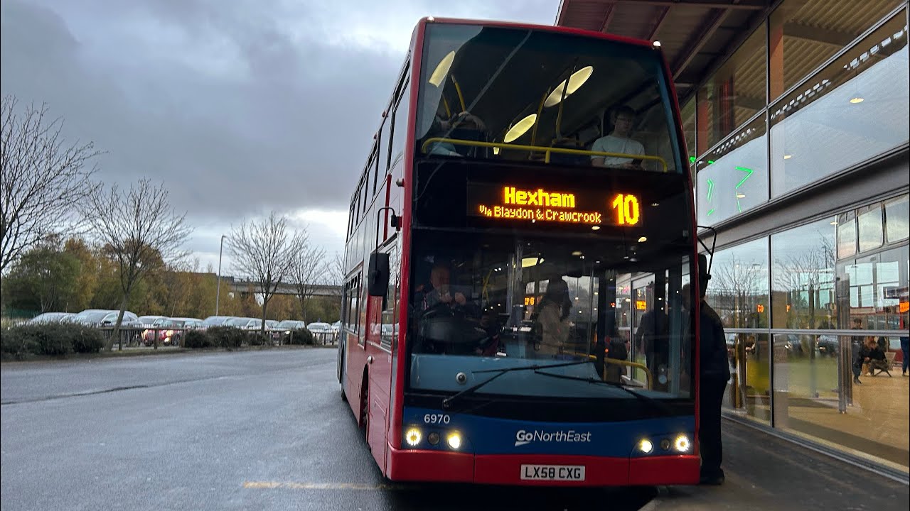 Whistling Trident Kickdown | Go North East 6970 | LX58 CXG - YouTube