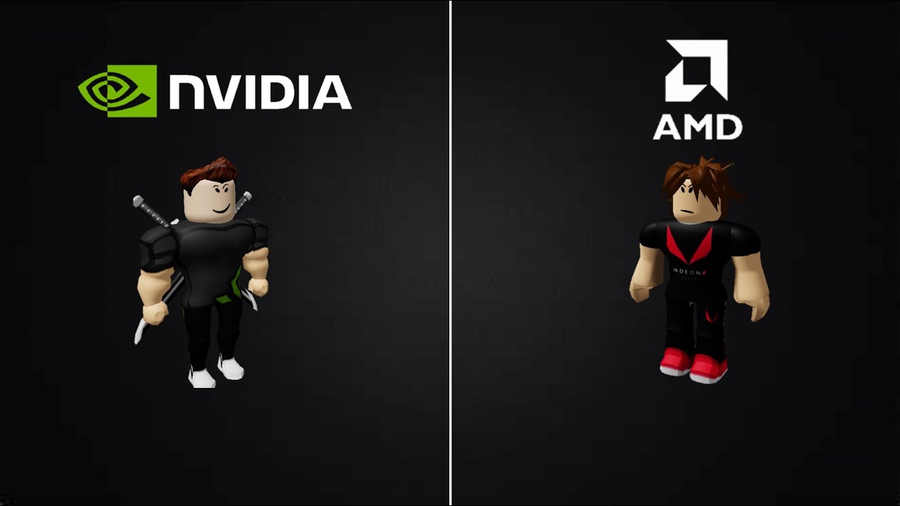 Nvidia vs AMD. ¿Cual es mejor? (Animación de Roblox) - YouTube