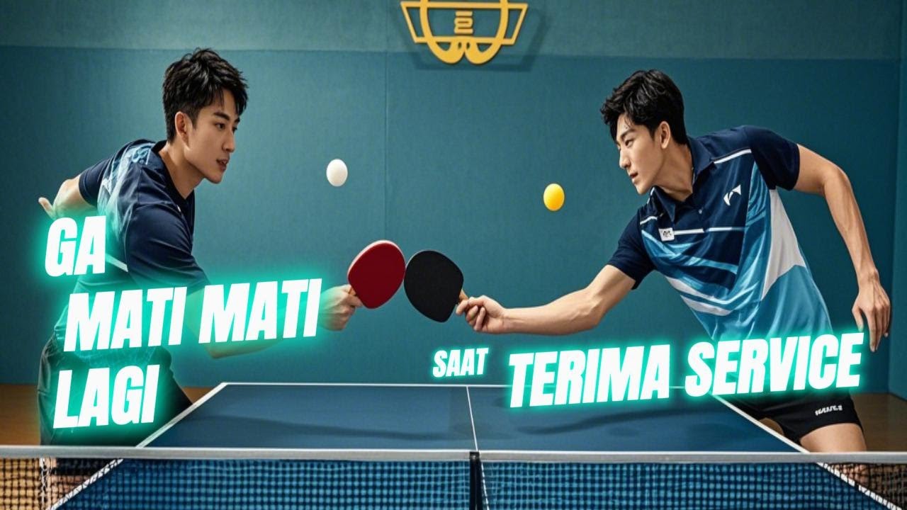 teknik serang dari service lawan tenis meja - YouTube