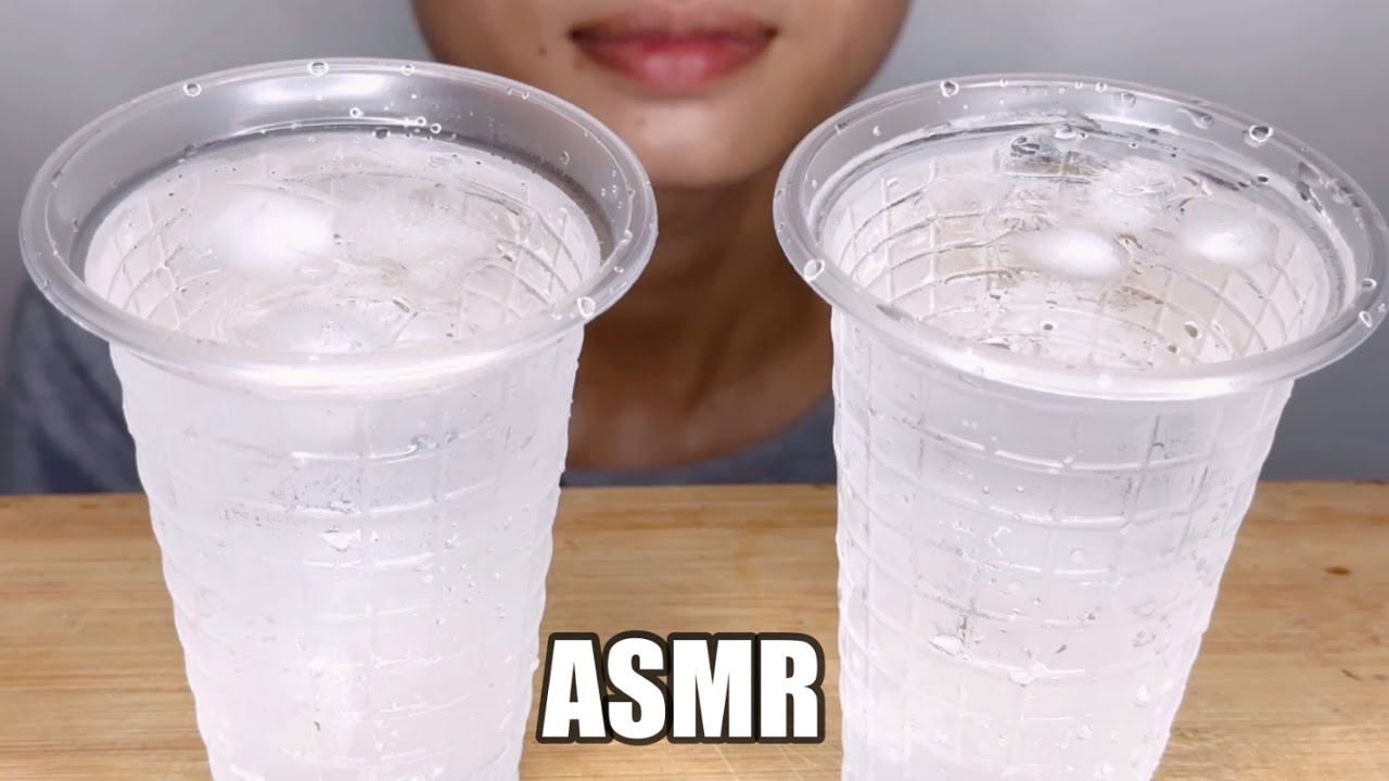 1 Minute Satisfying ASMR Cold Water Drinking, Relaxing Sound - YouTube