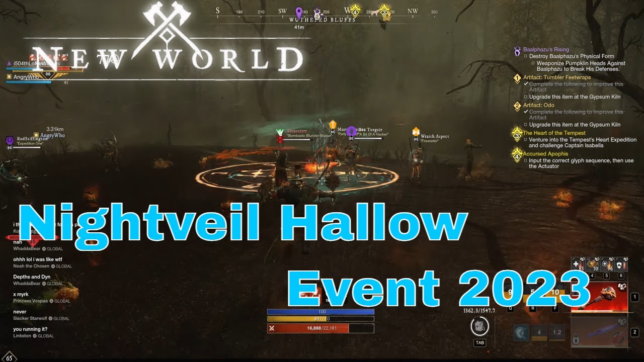 New World: Nightveil Hallow Event (10/24/2023) - YouTube