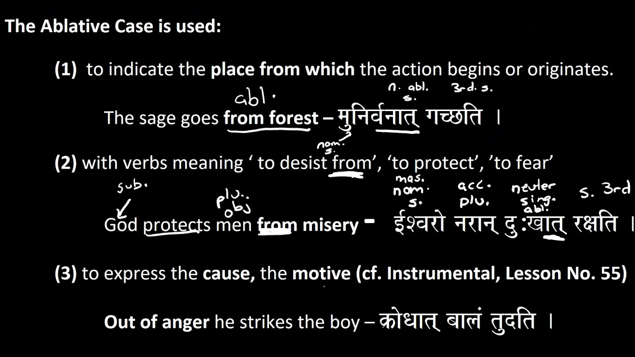 66 The Ablative Case - YouTube