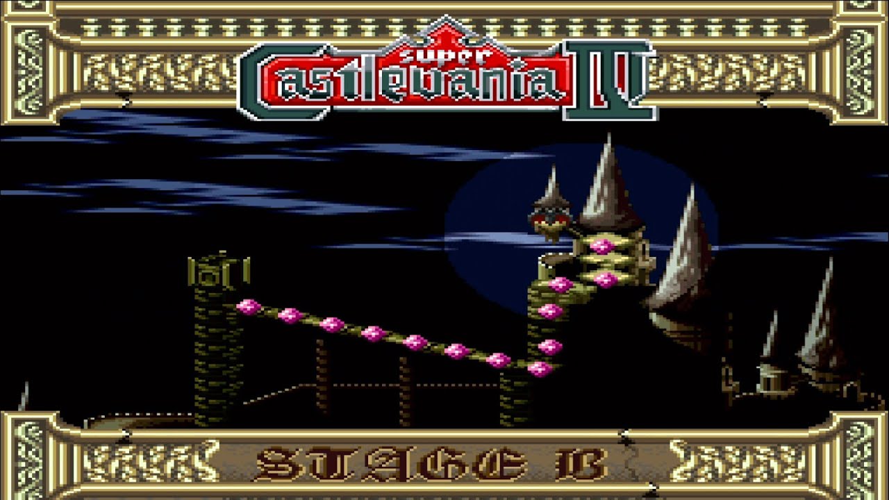 Super Castlevania IV 4 - Stage B - Block 3 - Castle Keep - 28 - YouTube