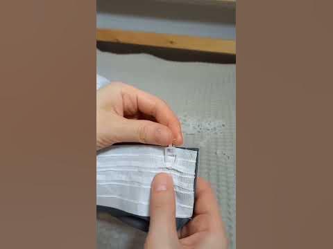 Как правильно закрепить крючки на шторной ленте👌 - YouTube