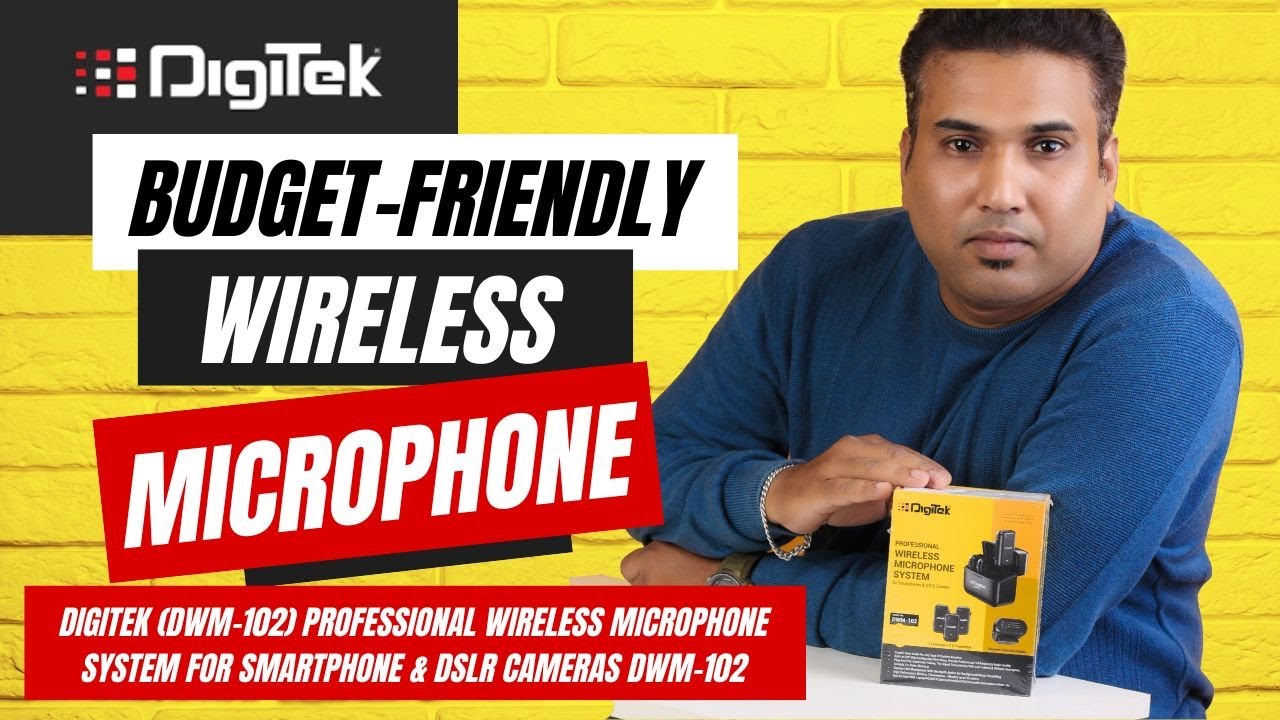 Digitek DWM-102 Budget Friendly Wireless Microphone | Smartphone and ...