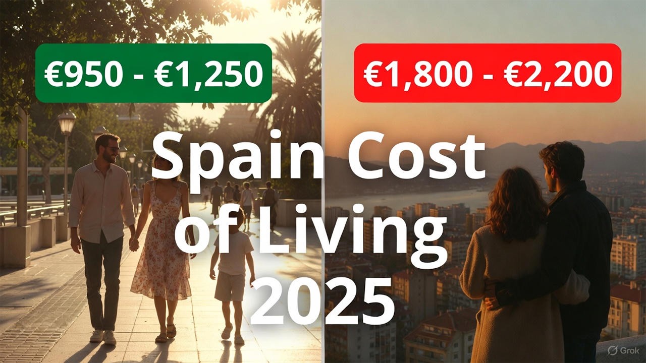 Spain Cost of Living 2025 🇪🇸💶 Top 10 Cities Ranked From Cheapest to ...
