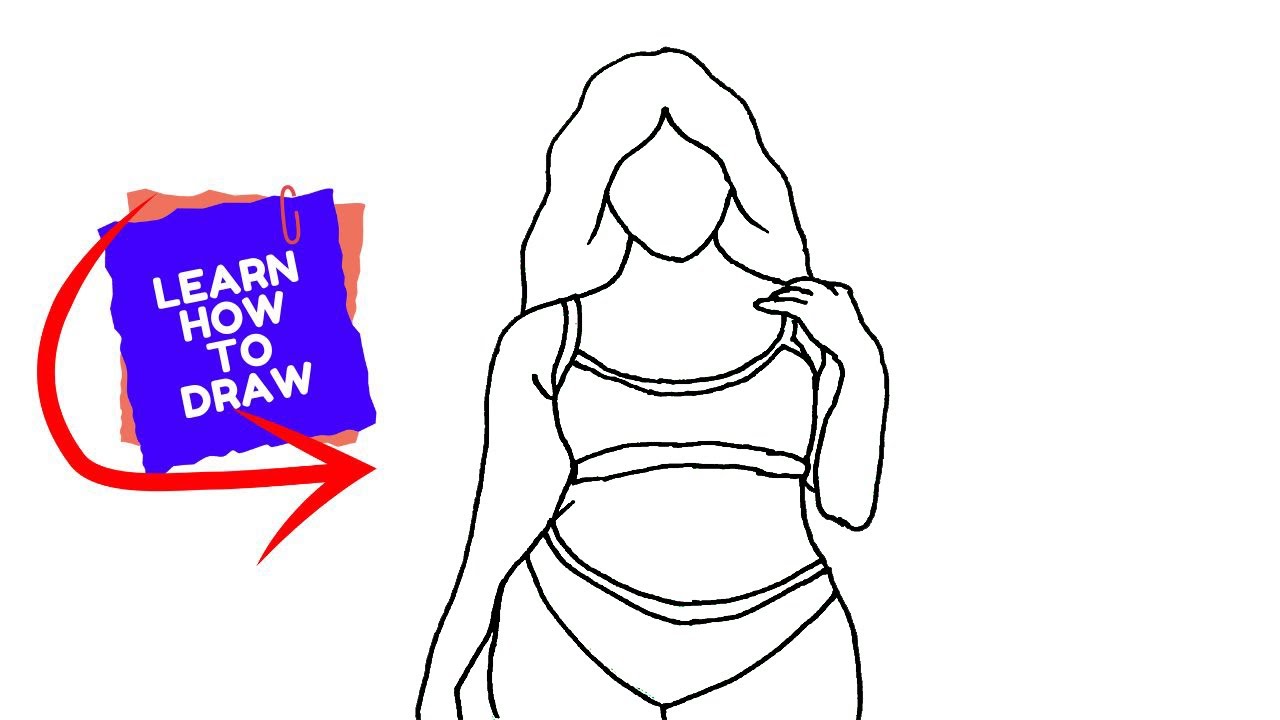 How To Draw A Body | Easy Body Drawing Tutorial For Beginners - YouTube