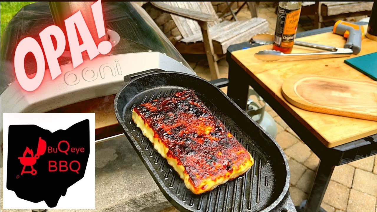 OPA! | Well Sort Of | Cheese Appetizer Using the Ooni Pizza Oven - YouTube