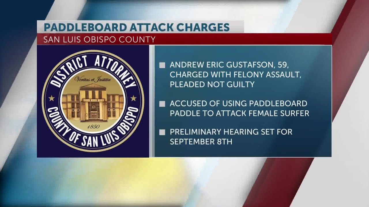 Man Pleads Not Guilty in Weekend Assault with a Paddle in San Luis Obispo County - YouTube
