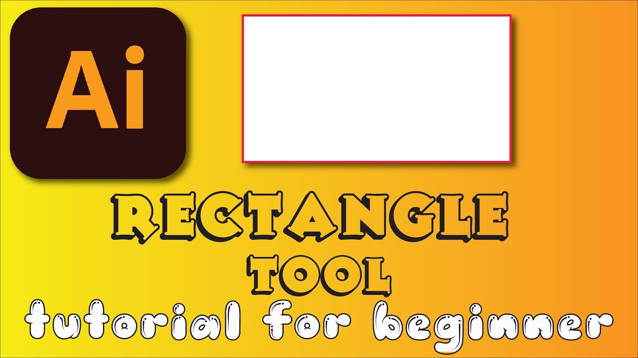Haw to use Rectangle Tool in Adobe Illustrator cc for Beginners ?#ai # ...