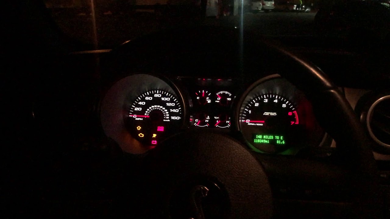2008 GT500 “Clear Flood Mode” for compression testing. - YouTube