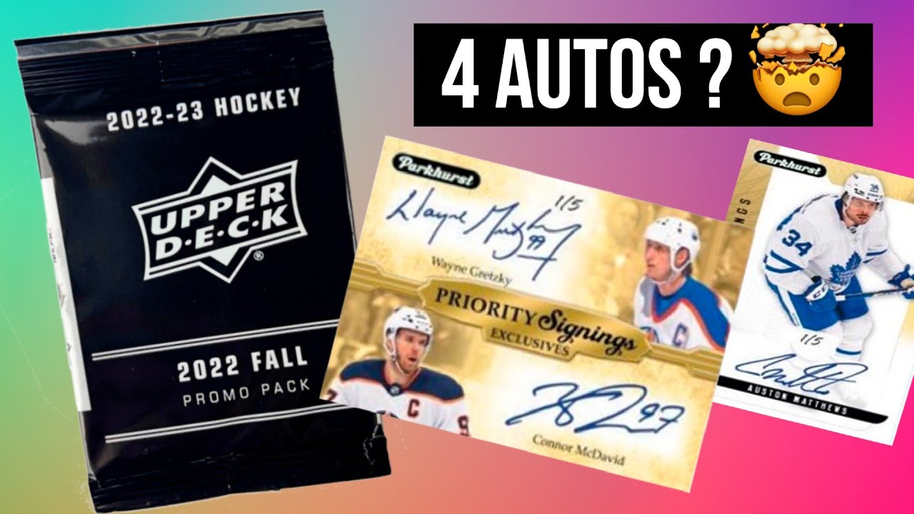 2022-23 Upper Deck Toronto Expo Hockey Promo Pack Opening !! - YouTube