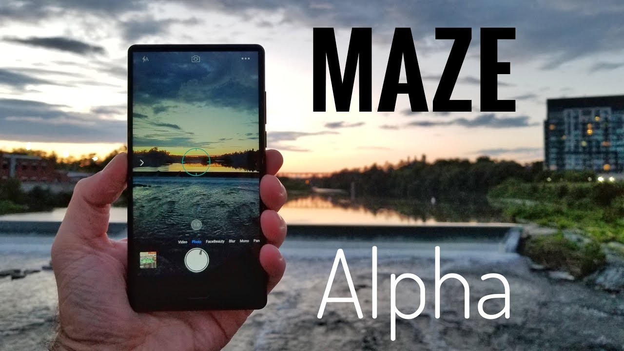 Maze Alpha Smartphone REVIEW - Bezel Less for under $190 - YouTube