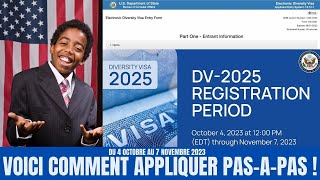 DV-LOTTERY 2025: Comment Bien Remplir la Fiche d'Inscri... | Doovi
