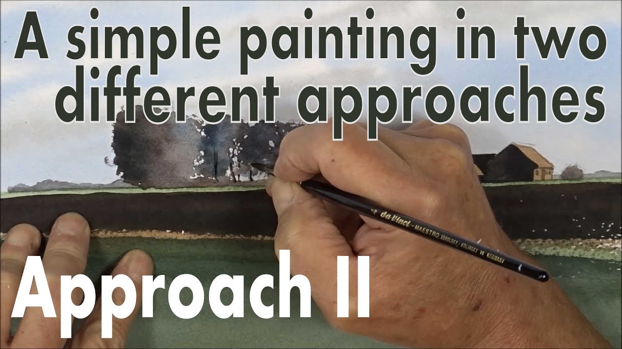 A simple painting in two different approaches. Approach 2 - YouTube