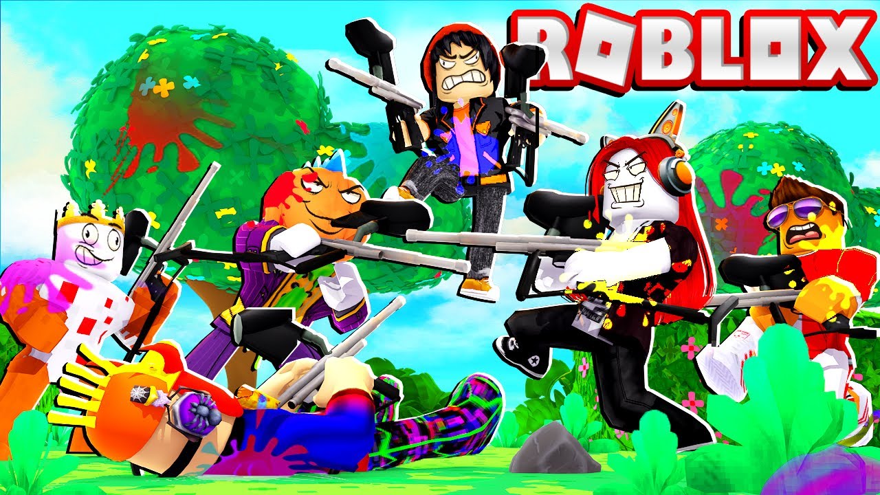 No One Can Escape This Paintball Battle The Oddities Play Roblox Big ...
