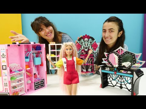 Barbie videoları kızlar için. Barbie kimin aksesuar mağazasını beğenecek? Sevcan vs Ümit