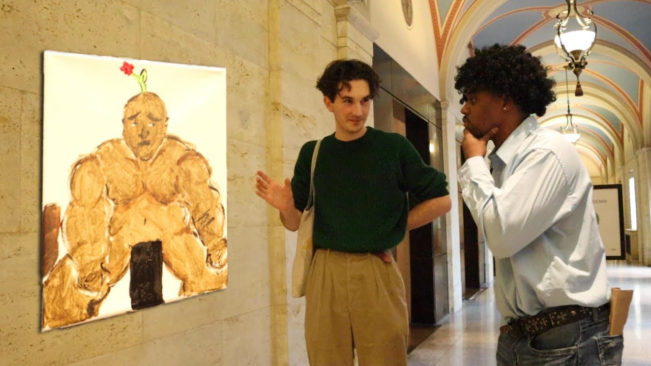 I Snuck My Art Into A Museum! - YouTube