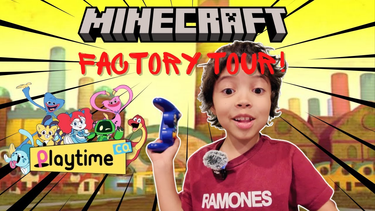 I BUILT THE POPPY PLAYTIME FACTORY IN MINECRAFT! 🎮 | Insane Tour ...