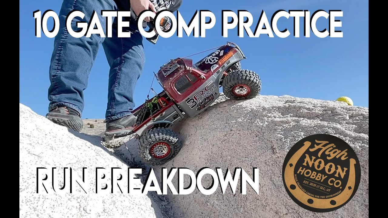 RC Crawler Class 2 Comp Practice Run [Slow Motion Breakdown With ...
