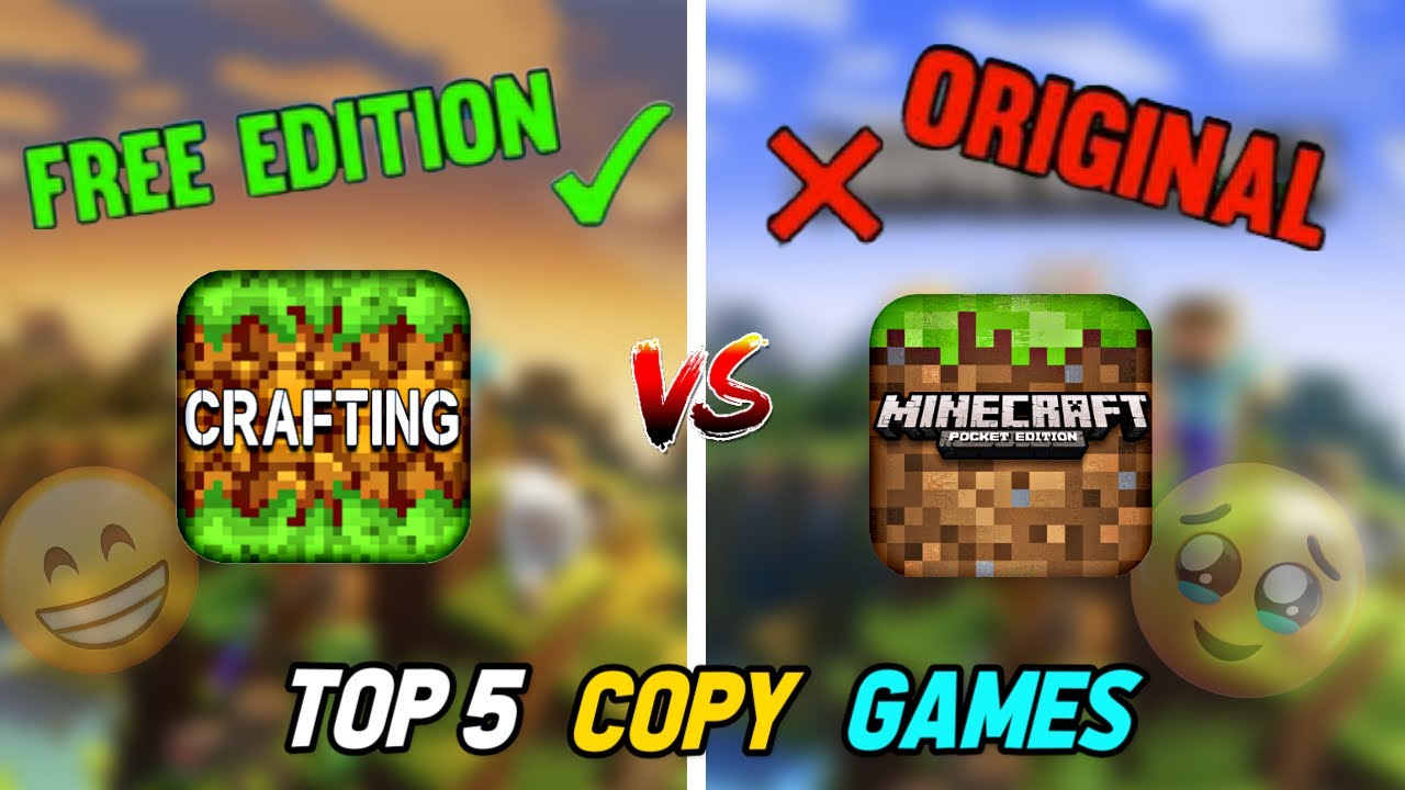 TOP 5 COPY GAMES LIKE MINECRAFT 😍 || MINECRAFT COPY GAMES 🔥 || COPY ...