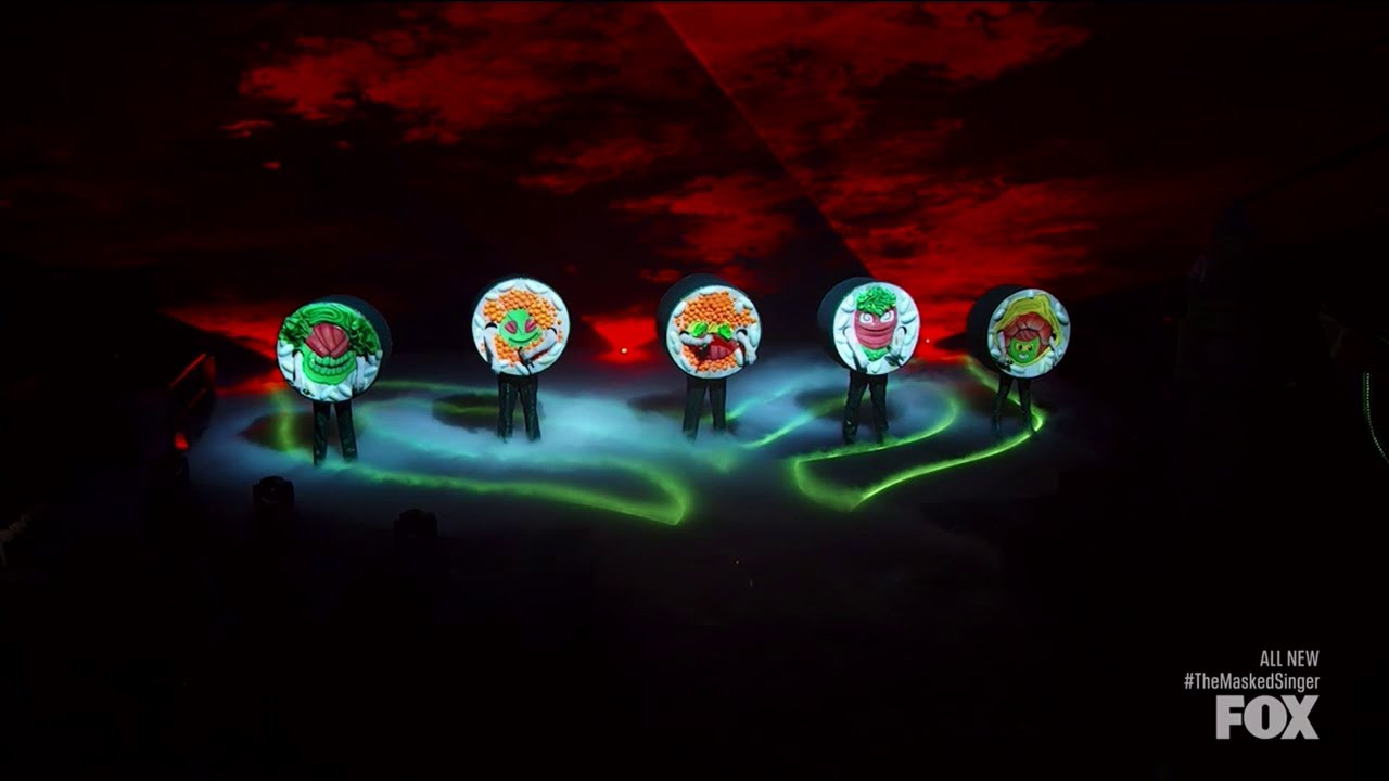 The Masked Singer 9 - California Roll sings Creep by Radiohead - YouTube