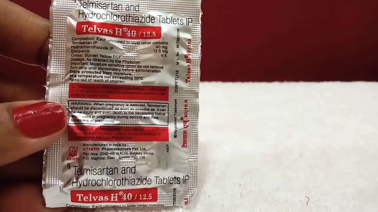 telvas h 40 mg tablet की पूरी जानकारी हिंदी में - YouTube