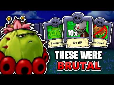 Attempting the Final Plants vs Zombies Challenges - PvZ DLC Mod