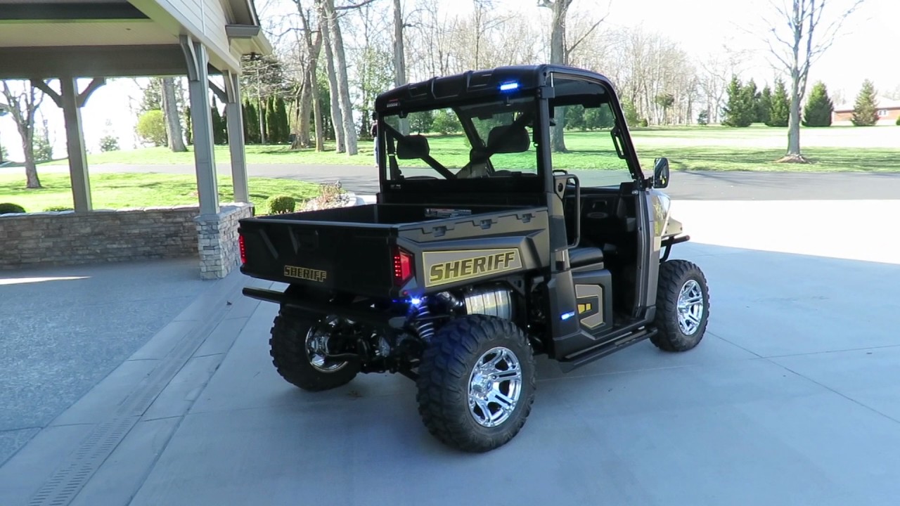 2017 Polaris Sheriff UTV | John Jones Police Pursuit Vehicles - YouTube