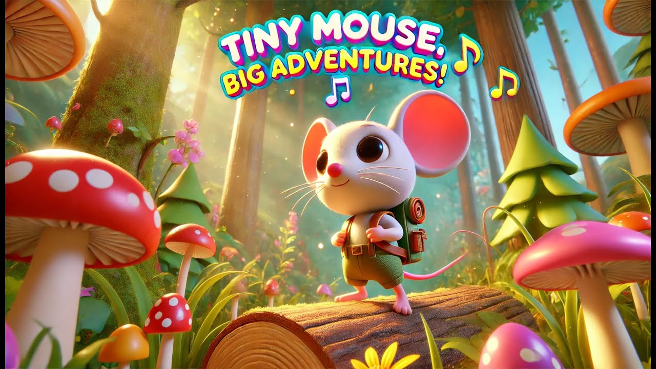 Tiny Mouse, Big Adventures! 🐭🎶 | Animal Sounds and Fun Kids Song - YouTube
