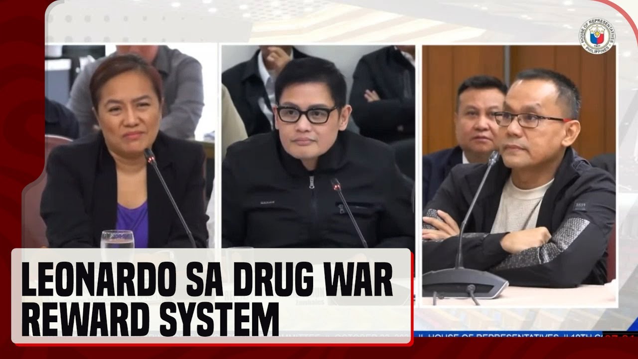 Edilberto Leonardo, itinangging may alam siya sa drug war reward system ...