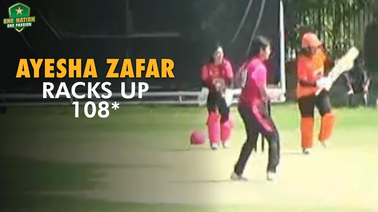 Ayesha Zafar racks up 108* | Lahore vs Peshawar | National Women's One-Day Tournament 2023-24 ...
