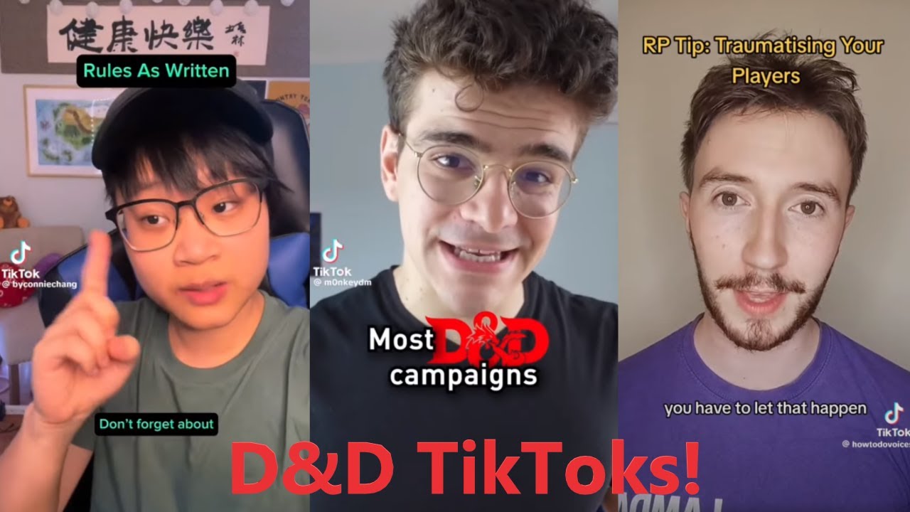 D&D TikToks for the Whole Party! - YouTube