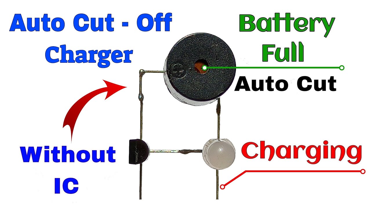 How To Make Automatic Cut Off 12V Battery Charger Circuit Without IC ...