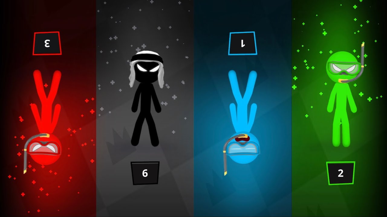 Best Stickman Party 1-4 player all random best multiplayer game #199 ...
