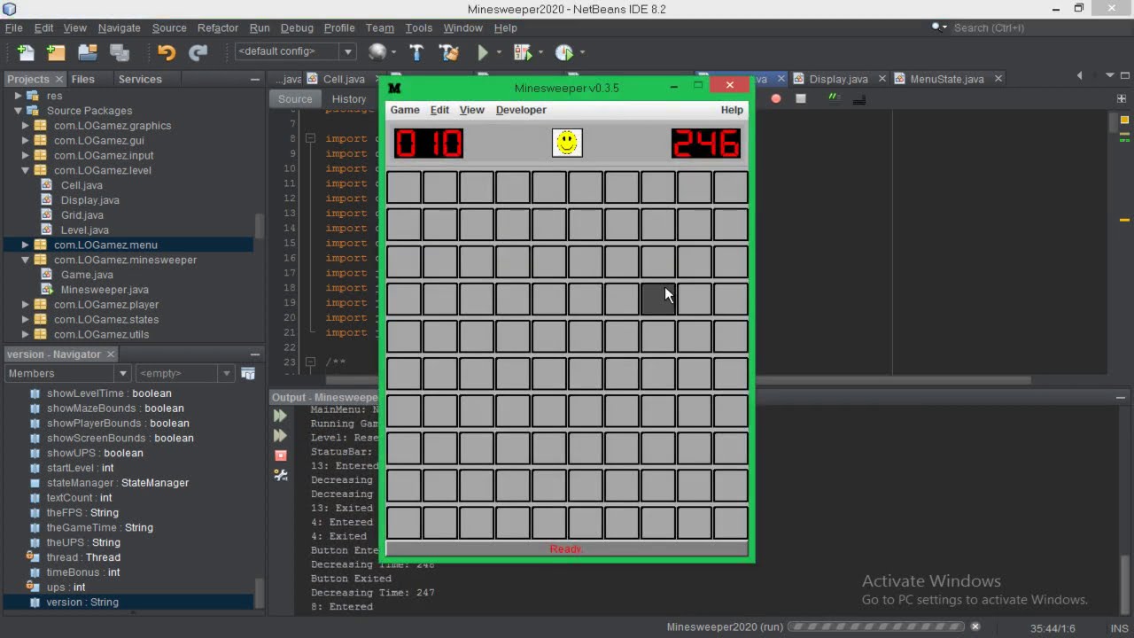 #Java Game Minesweeper #2 - YouTube