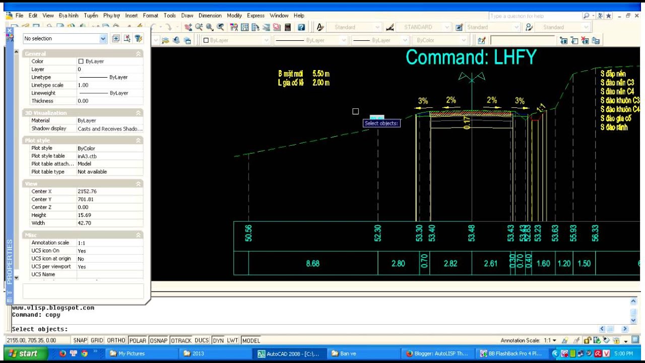 Field trong AutoCAD LHFY - YouTube