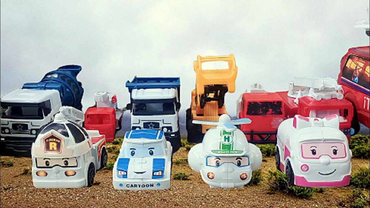 REVIEW MAINAN ROBOCAR POLI 4 KARAKTER | UNBOXING MAINAN-MENGENAL ROY ...