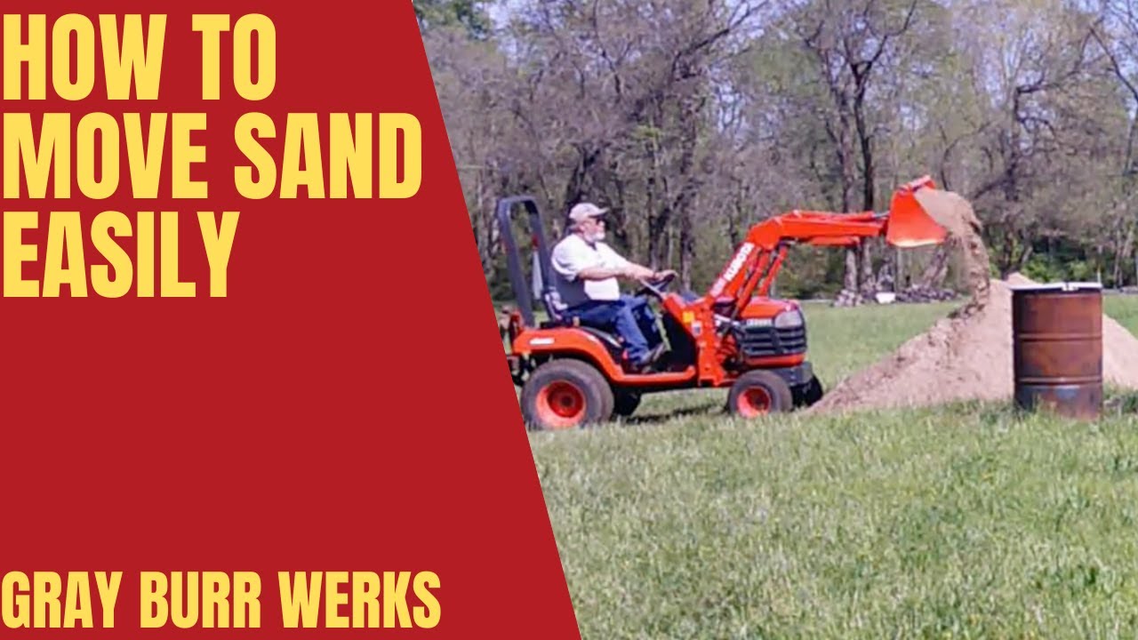 How to Move Sand Easily - YouTube