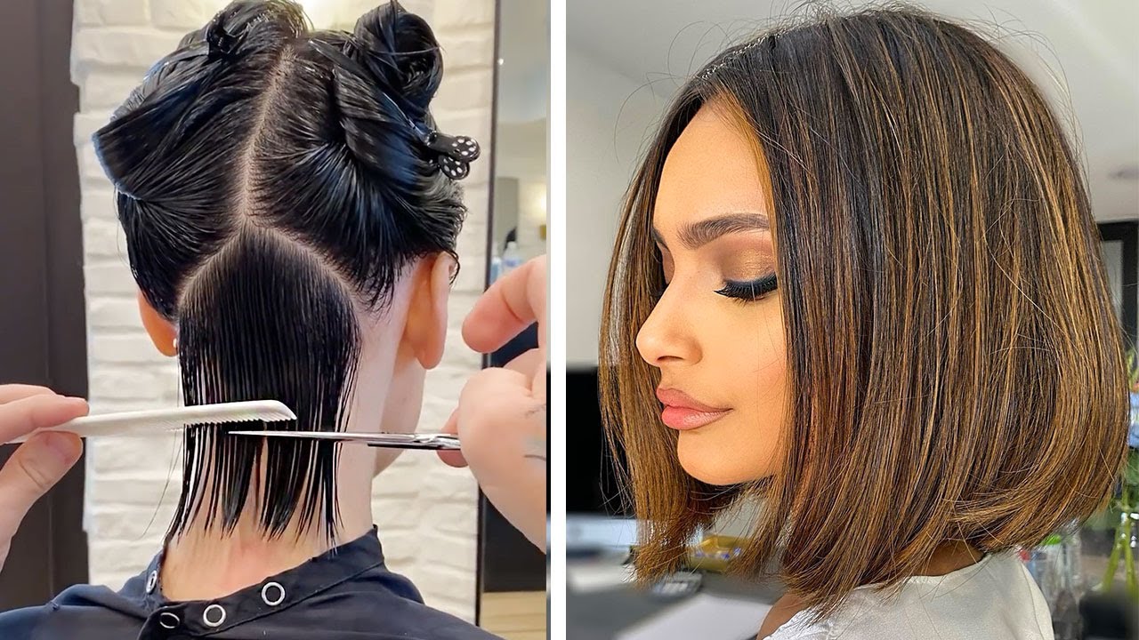 Top 5 Short Bob Haircut Transformation | New Trendy Short Haircut ...