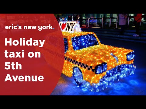 Holiday Taxi on 5th Avenue New York - @EricsNewYork